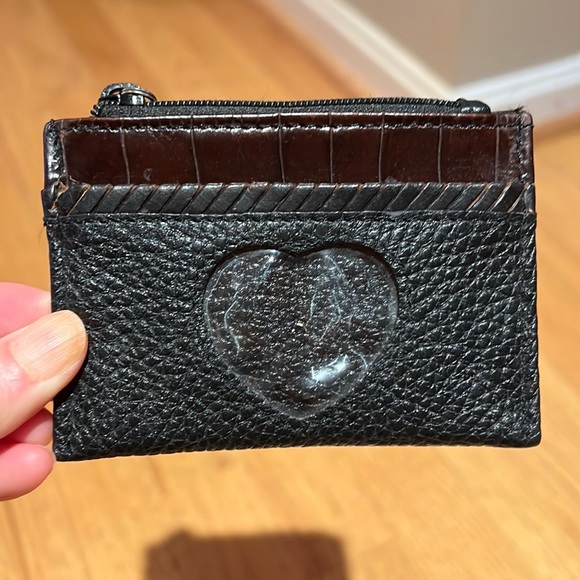Brighton | Bags | Brighton Leather Coin Purse With Heart Frame | Poshmark